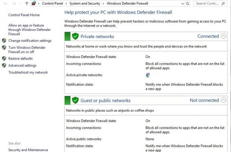 Windows 10 firewall Settings - Allow an App Through Windows Firewall ...
