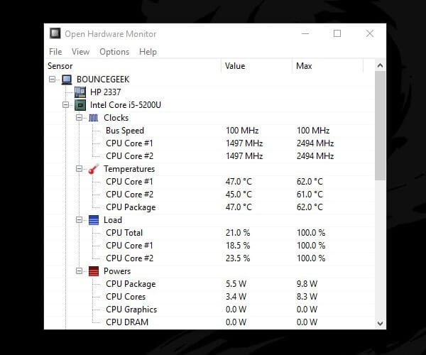 Best CPU Temp Monitor - CPU Monitoring Software. - BounceGeek Best CPU Temp Monitor - CPU Monitoring Software. - BounceGeek