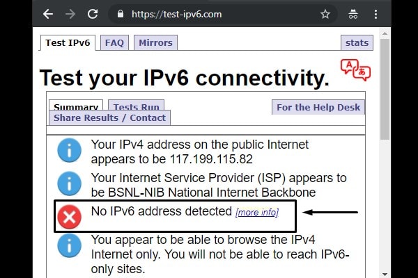 IPv6 Connectivity: No Internet access in Windows 10 - Fix - BounceGeek