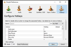 Most Useful VLC Keyboard Shortcuts - Customize Hotkeys - BounceGeek